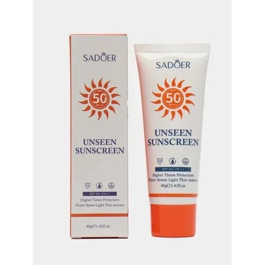 Солнцезащитный крем SADOER "Unseen Sunscreen", SPF 60+, 30 г купить на OZON по низкой цене ...