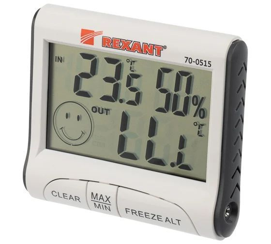 Метеостанция с выносным датчиком REXANT 70-0515 купить на OZON по низкой цене (1858797556)