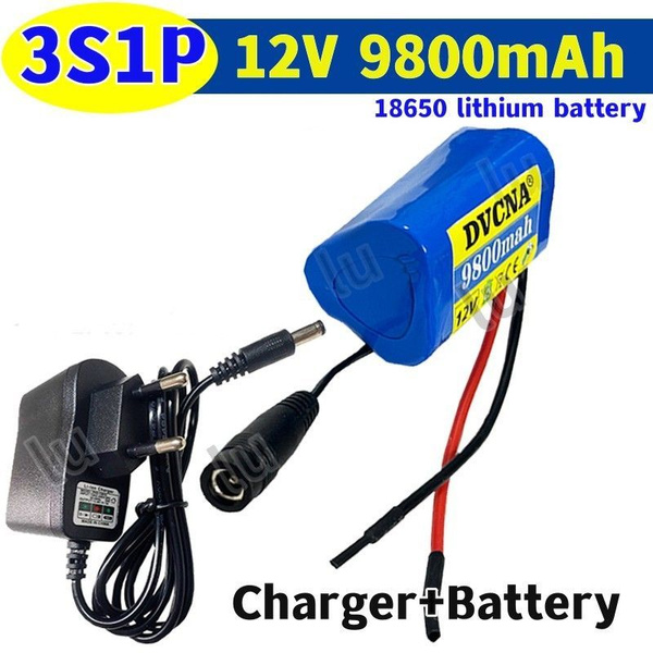 12V 18650 9800mah 3S1P литий - ионный зарядный аккумулятор с литиевой ...
