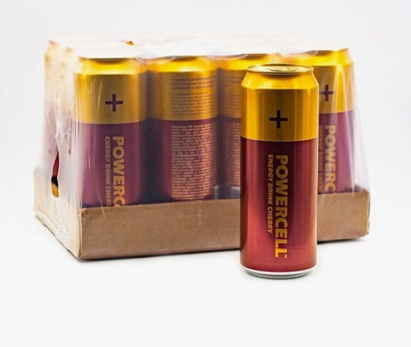 Напиток энергетический Паверселл Вишня (Powercell) 0,45л купить на OZON по низкой цене в ...