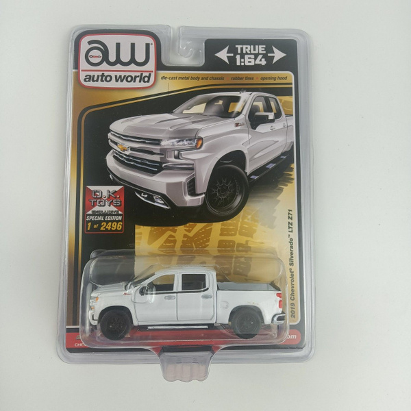 Машинка AW 1/64 2019 Chevrolet Solod Silverado Pickup white Die-cast ...