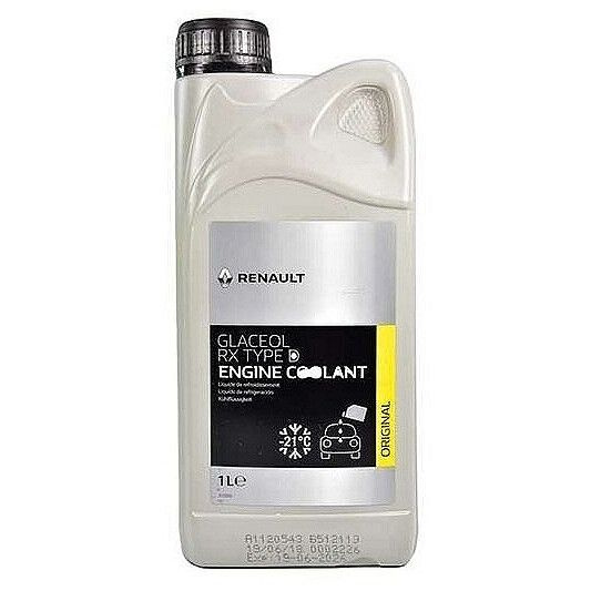 Антифриз Renault Glaceol RX Type D G11 Зеленый -21 С 1 л купить на OZON ...