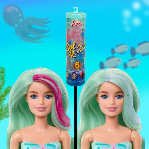 Кукла-сюрприз Барби Barbie Color Reveal Русалка HRK12 купить на OZON по ...