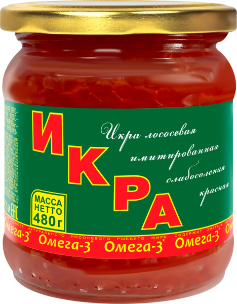 Икра красная имитированная БАЛТИЙСКИЙ БЕРЕГ, 480г купить на OZON по ...