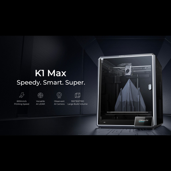 3D принтер Creality K1 MAX, FDM, размер печати 300x300x300 мм, 4.3 ...