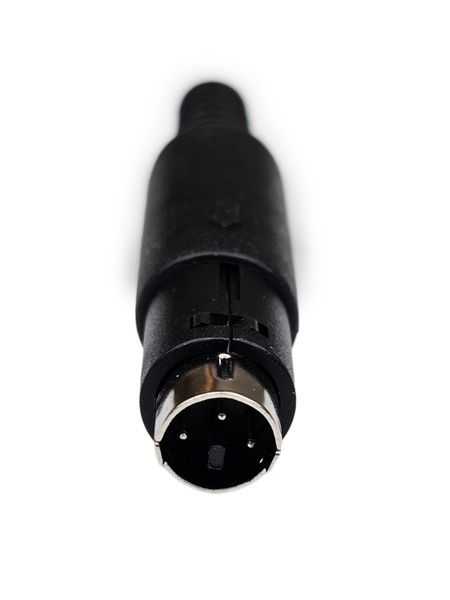 Разъем mini DIN 3 pin "штекер" пластик на кабель купить на OZON по ...