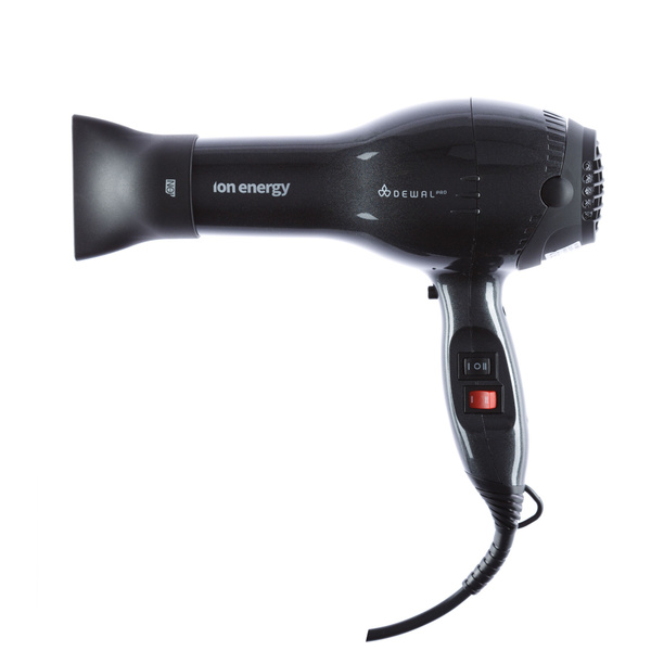 Фен для волос профессиональный DEWAL Pro серия ION Energy Grey, ионизация, мощность 2000 Вт, 2 ...