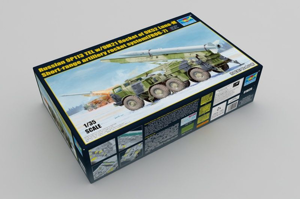 Сборная модель военной техники Trumpeter Luna-M w/9M21 Rocket 01025 ...