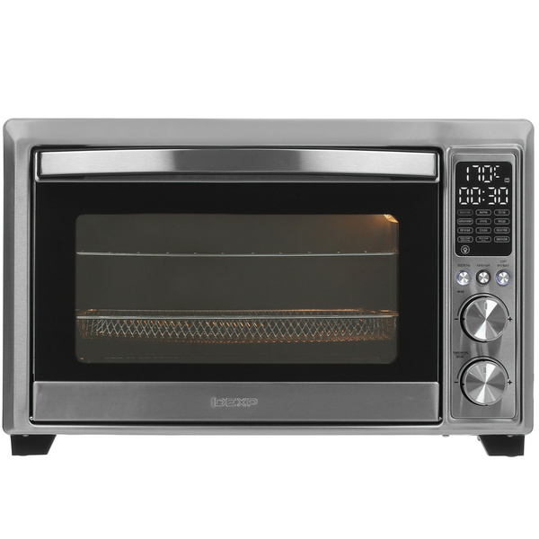 Мини-печь DEXP, серебристый, 30 л купить c доставкой на OZON по низкой цене (1782945361)