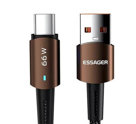 Кабель USB Type-C PD Essager essager-usb-typec-66w-100w купить c ...
