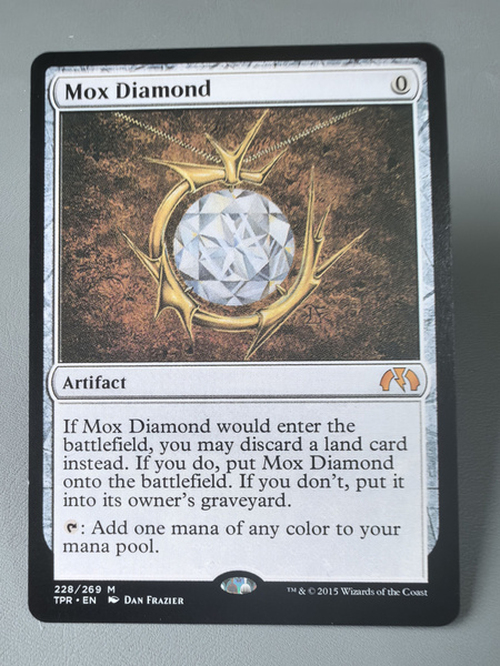 Mox diamond Оригинальная коллекционная карточная игра Magic the ...