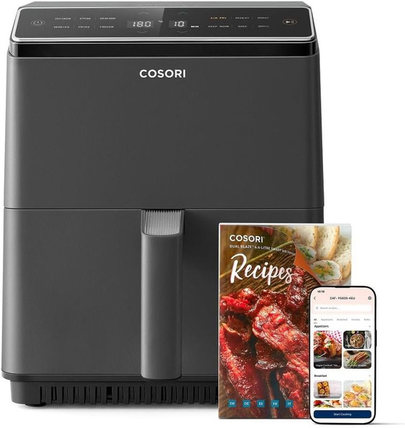 COSORI Аэрогриль Dual Blaze S, черный купить на OZON по низкой цене ...
