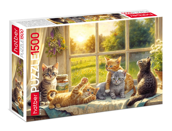 Пазл Hatber 1500 элементов 670х480 мм -Пушистые любимцы- купить на OZON по низкой цене (1837225105)