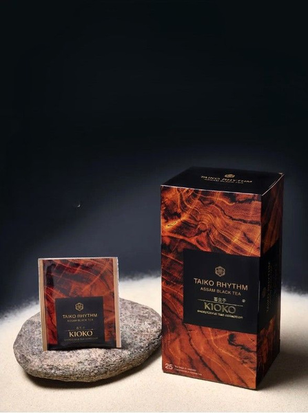 Чай черный в пакетиках KIOKO Taiko Rhythm, Premium, 25 шт, крепкий индийский чай Ассам купить на ...