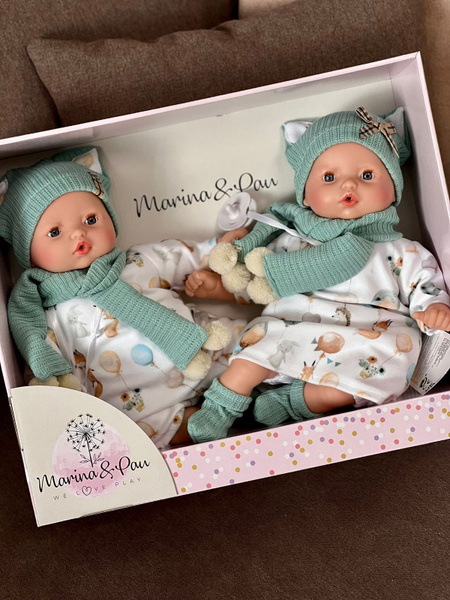 Набор Кукол 2 шт. Marina and Pau 40 см, Pitus купить на OZON по низкой ...