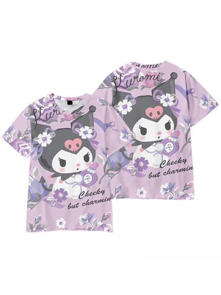 Футболка Девочки YIFU HOME разноцветный Короткий, размер 52 Полиэфирное волокно Повседневный ...