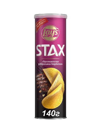 Lay's Чипсы Stax Ребрышки Барбекю, 140 гр купить на OZON по низкой цене (1878710936)