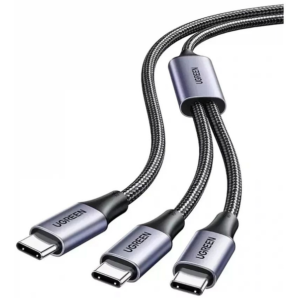 Разветвитель USB Type-C - USB Type-C, 1.5м, UGREEN US561 Black (35087 ...
