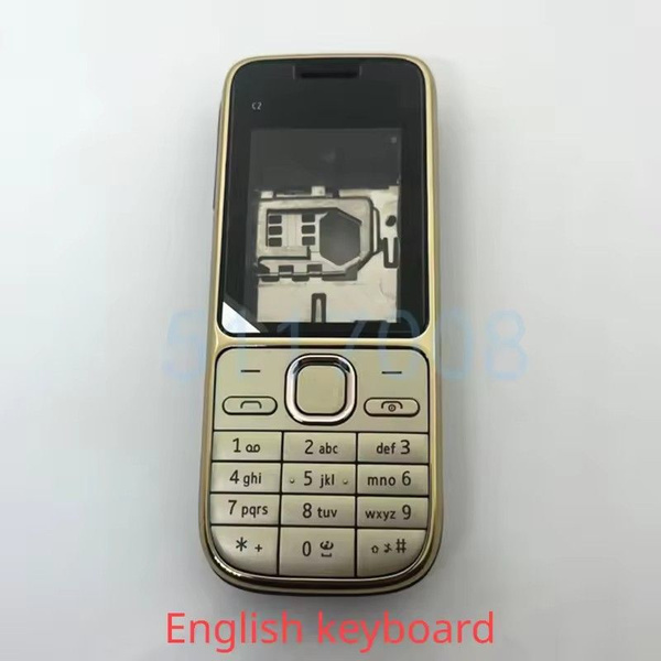 Подходит замены корпуса мобильного телефона для Nokia C2-01,золотой купить на OZON по низкой ...
