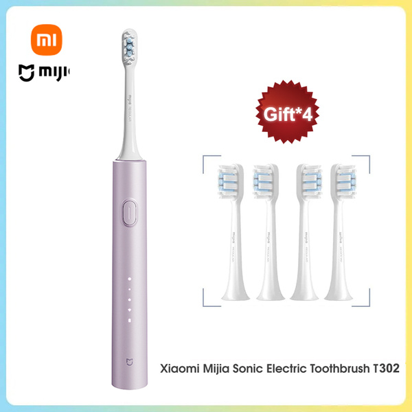 Xiaomi Электрическая зубная щетка Mijia T302 (MES608), пурпурный купить на OZON по низкой цене ...