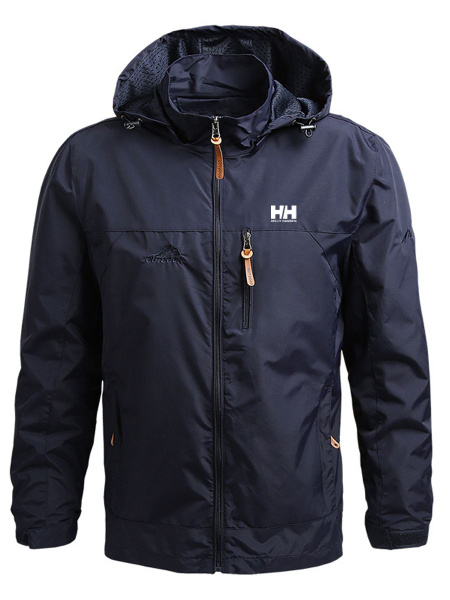 Ветровка Мужской Helly Hansen Значки темно-голубой круглый, размер 56 ...