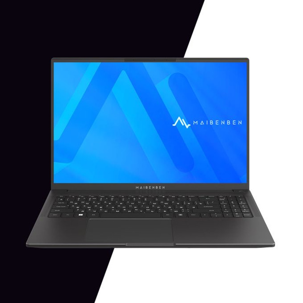 Ноутбук MAIBENBEN, 16, P687 (P687QSG0HBRE0), AMD Ryzen 7 8845HS, 16 ГБ, AMD Radeon 780M, черный ...