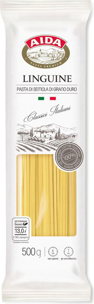 Макароны Aida Linguine лапша, 500 г купить на OZON по низкой цене ...