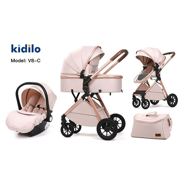 Kidilo, Коляска С Высоким Профилем, Сидячая И Лежачая купить на OZON по ...