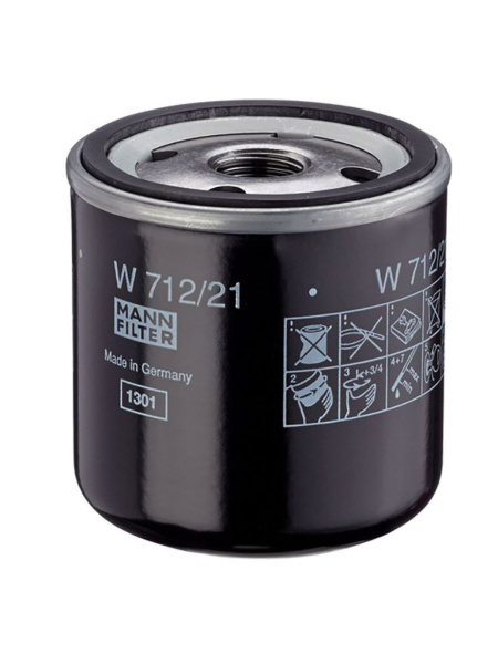 Фильтр масляный Mann для Chery, Chery Kimo (A1, S12) 1 Хэтчбек 2006 - 2013 W 712/21 купить на ...