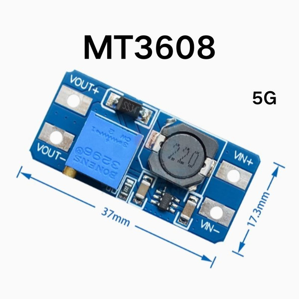 MT3608 DC-DC Регулируемый силовой модуль купить на OZON по низкой цене ...