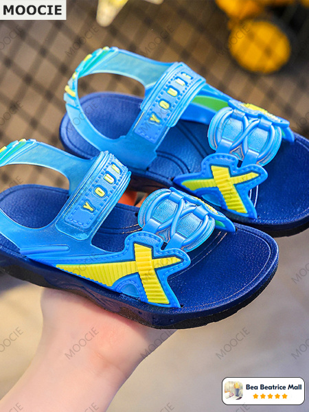 Босоножки Девочки, Мальчики MOOCIE Пластик, размер 27 Лето Липучки купить c доставкой на OZON по ...