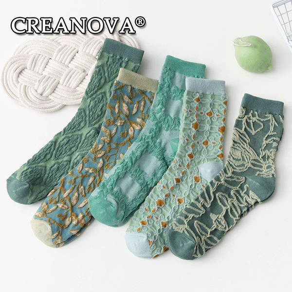 Комплект носков Женский, Мужской CREANOVA, размер F Хлопок На любой сезон темно-зеленый купить c ...