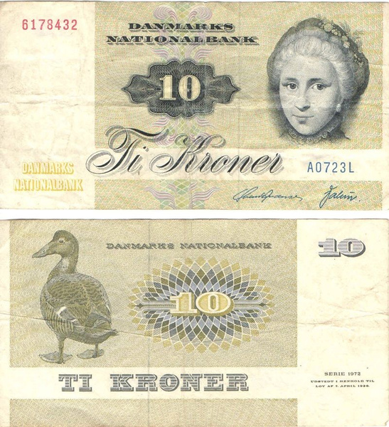 Банкнота номиналом 10 крон. Дания. 1972-1978 гг. F купить на OZON по низкой цене (1950237235)