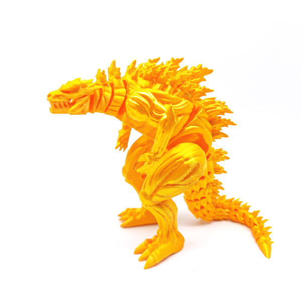 Фигурка 3D -печать Muscle Godzilla Dinosaur Toys / 3D printing Godzilla ...