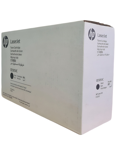 Расходник для печати HP CE505XC (05X), Черный (black), для лазерного ...