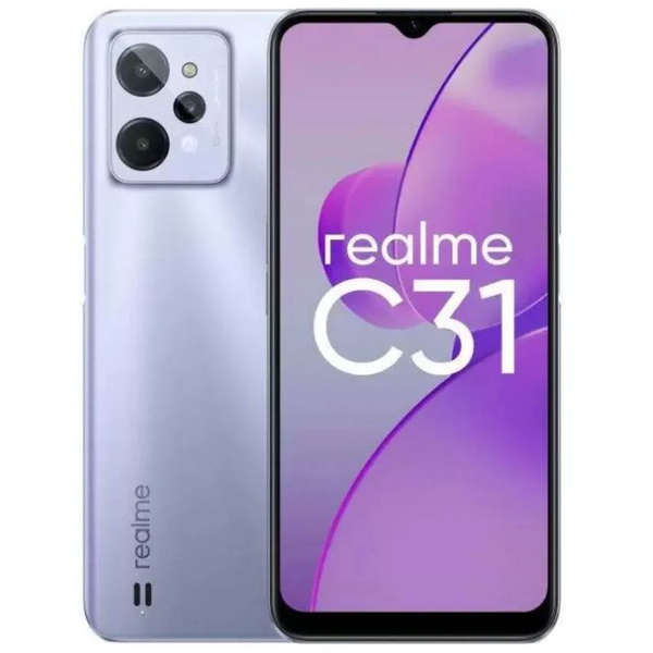 Смартфон realme C31 RMX3501 32 ГБ 3 ГБ Серебряный 6.5 RMX3501 купить c ...