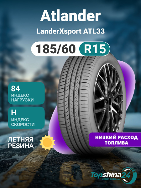 Atlander LanderXsport ATL33 Шины летние 185/60 R15 84H ATLLS027 ...