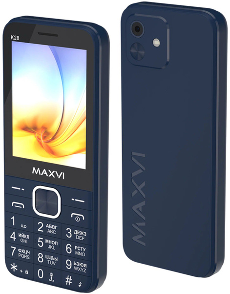 Сотовый телефон Maxvi K28 blue купить на OZON по низкой цене (2002185367)