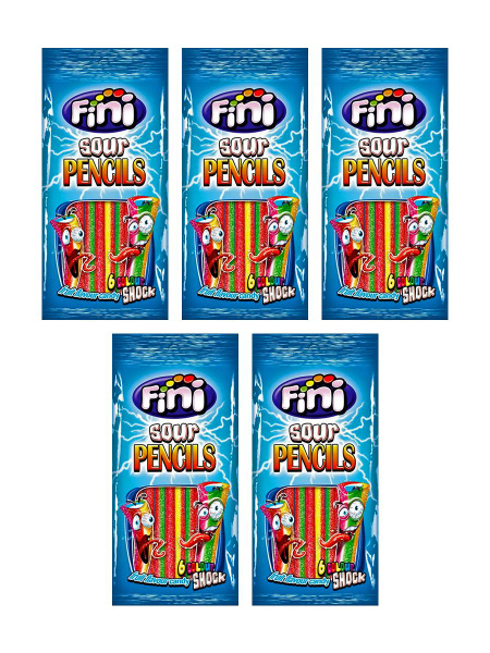 Мармелад Fini Sour Pencils / Кислые карандаши, 5 уп по 90 гр купить на ...