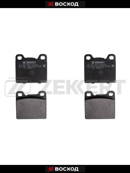 Колодки тормозные Volvo 240 74-, 260 74-, 740 83-, 760 82- 7 задние дисковые (GDB116) Zekkert ...