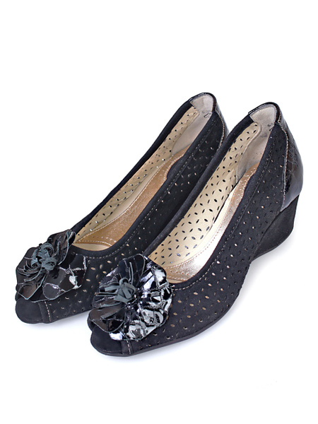 Туфли Женский Tacco Натуральная кожа размер 37 Танкетка Без застёжки купить C доставкой на Ozon