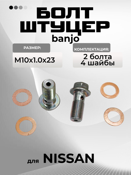 Болты, гайки, хомуты, стяжки M10 x 1, 2 шт. купить c доставкой на OZON ...