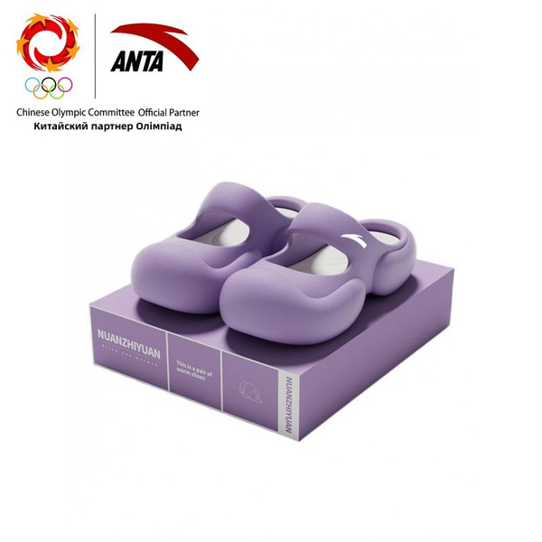 Босоножки Женский Anta Платформа EVA, размер 39, 40 Круглый нос, Толстая подошва Лето Китай ...