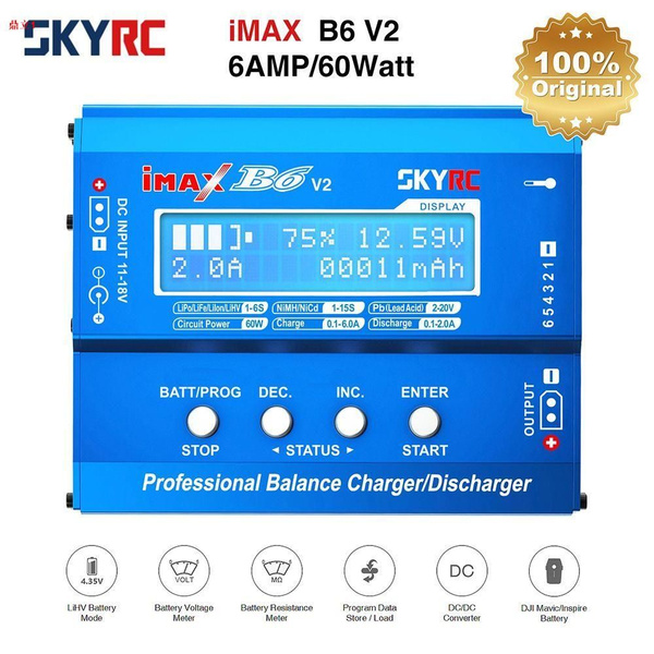 Оригинальное балансное зарядное устройство SKYRC IMAX B6 V2 6A 60 Вт ...