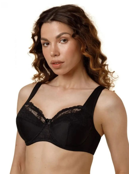 Бюстгальтер Женский LENGY, размер 80D черный Полиамид Россия купить c доставкой на OZON по ...