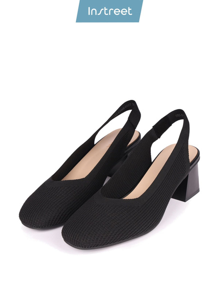 Туфли Женский Instreet Текстиль, размер 39 Толстый каблук 4 Россия Без ...