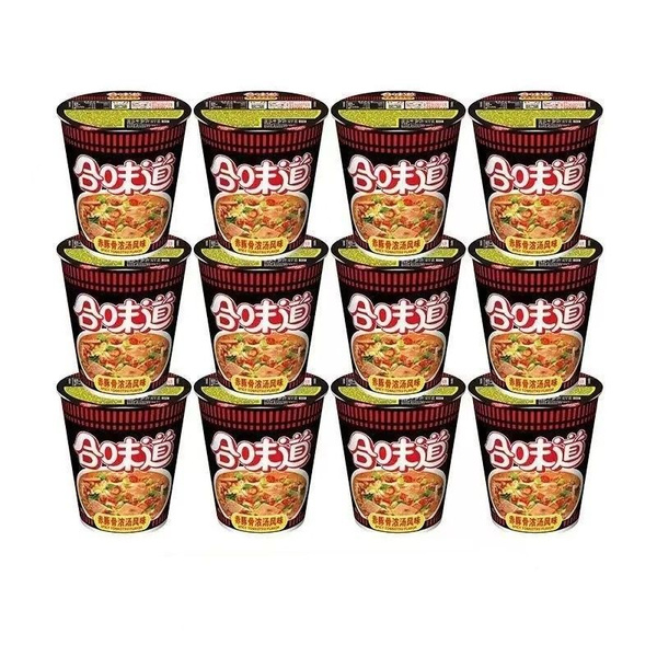 Лапша Nissin Наугад , Вкус Острый суп из свиных костей.12 шт купить на OZON по низкой цене ...