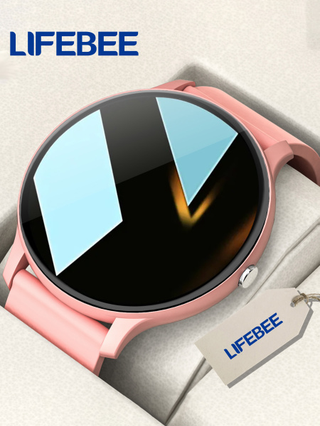 Умные часы LifeBee X27, розовый, 1,46 дюйма, 230 мАч купить на OZON по низкой цене (1892877061)