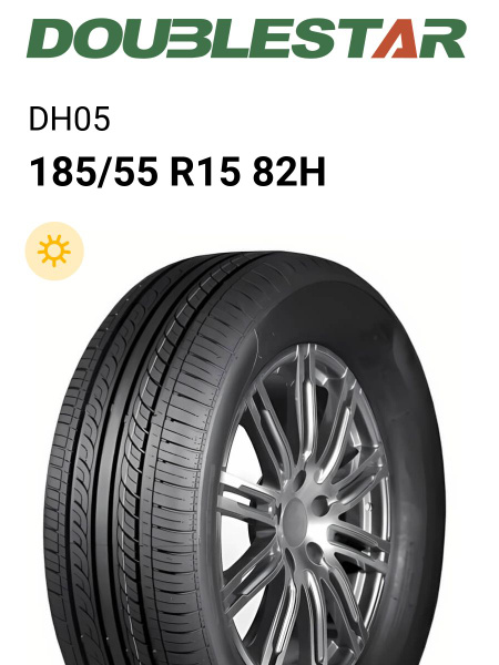 Doublestar DH05 Шины летние 185/55 R15 82H (2066401885)