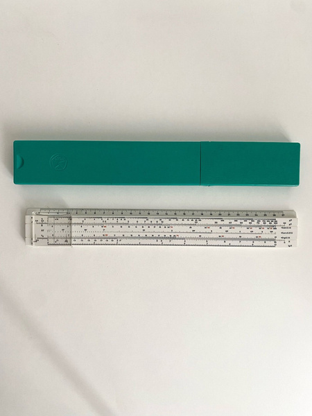 Логарифмическая линейка в родной коробке. Знак качества! СССР 1977 год. Пластик. купить на OZON ...